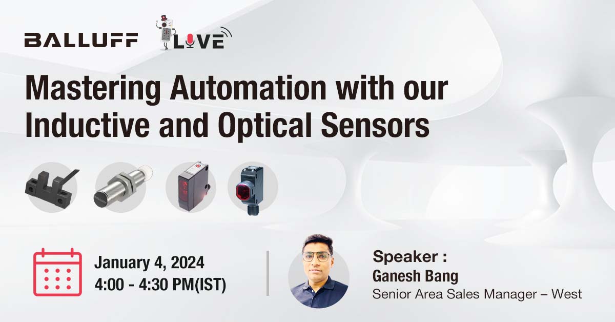 Mastering Automation with our Inductive and Optical Sensors
