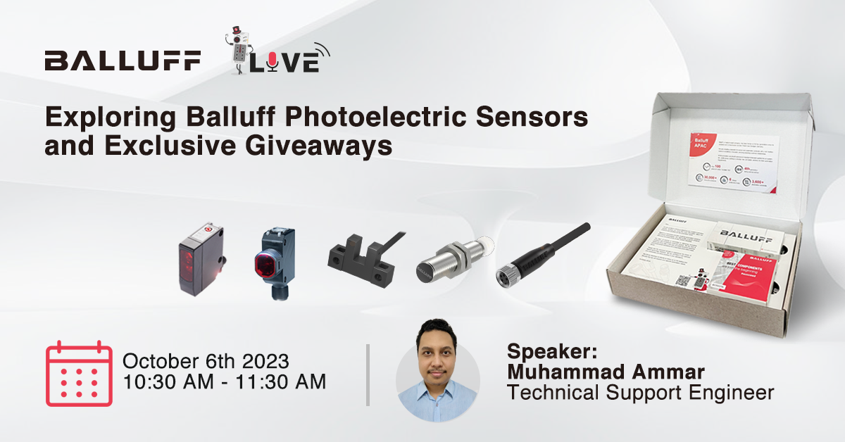 Exploring Balluff Photoelectric Sensors and Exclusive Giveaways