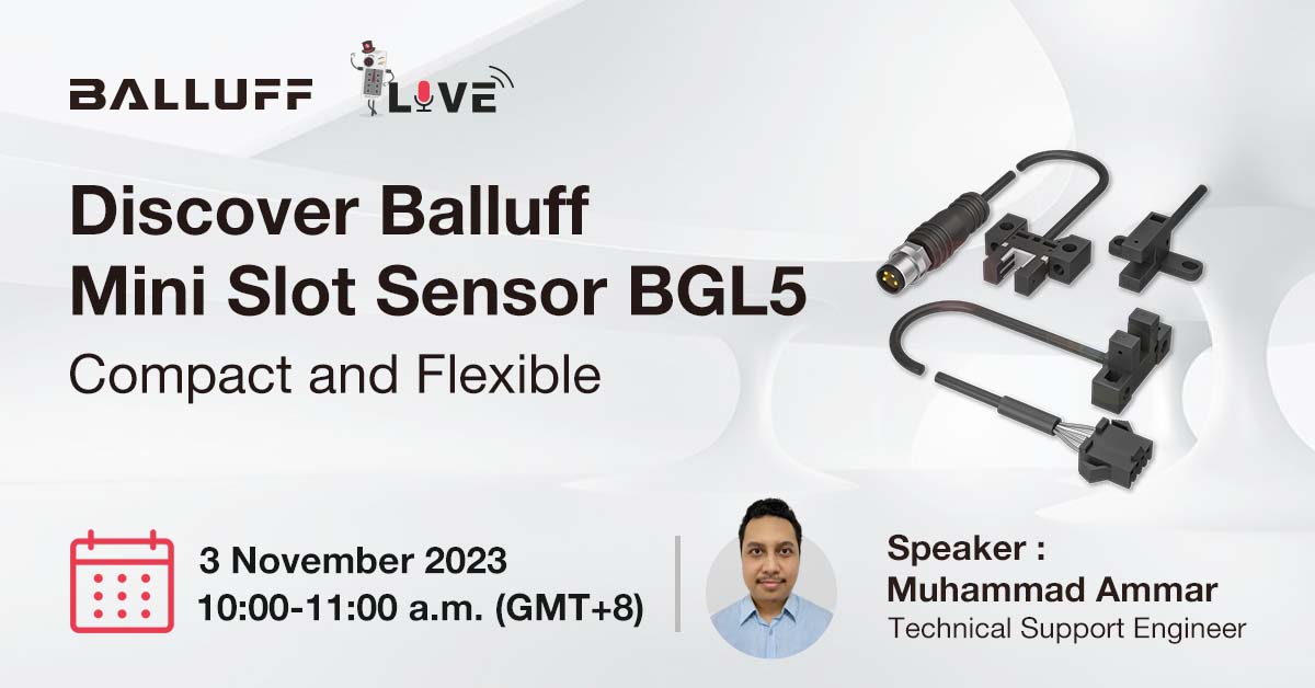 Discover Balluff Mini Slot Sensor - BGL5