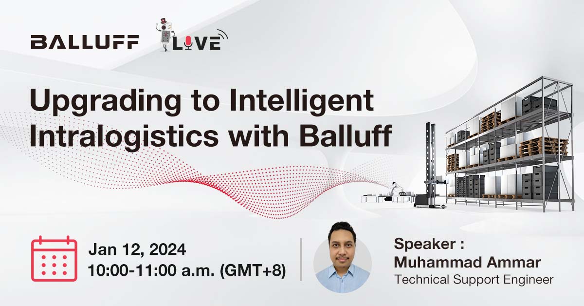 Upgrading to intelligent intralogistics with Balluff