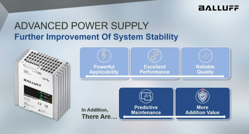 Unique Advantages: Balluff Power Supply