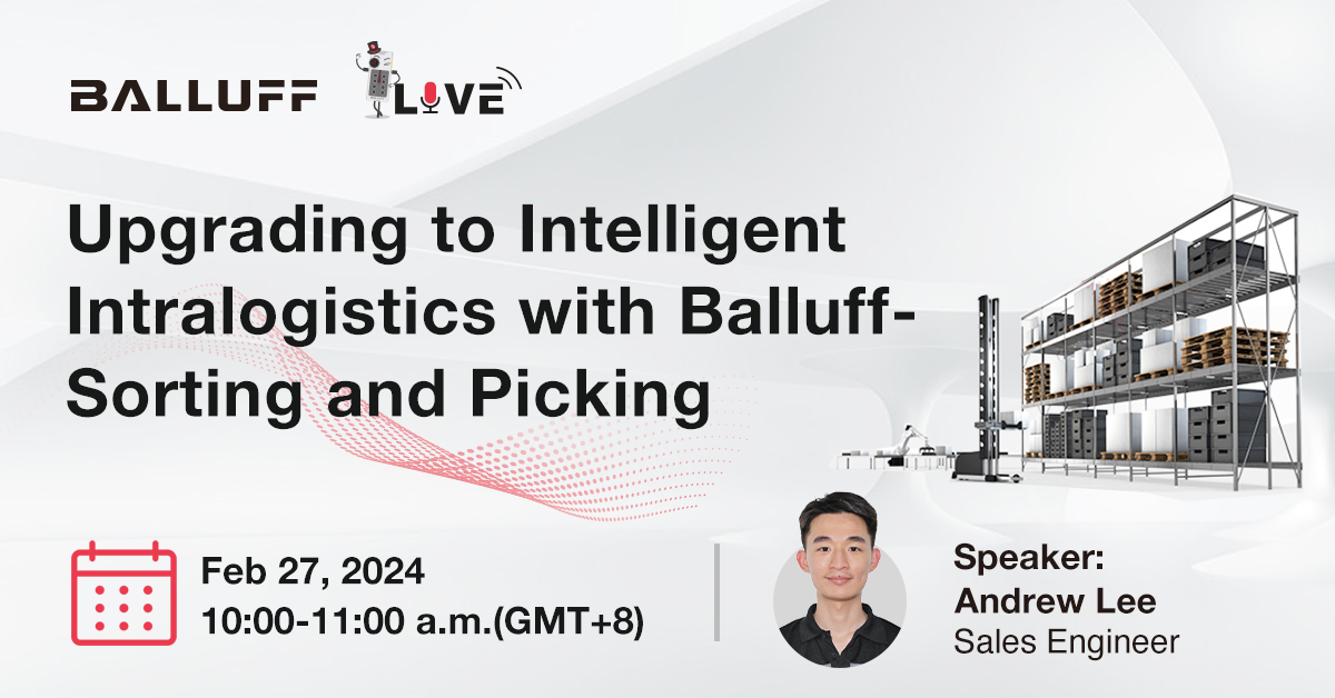 Upgrading to intelligent intralogistics with Balluff - Sorting and Picking